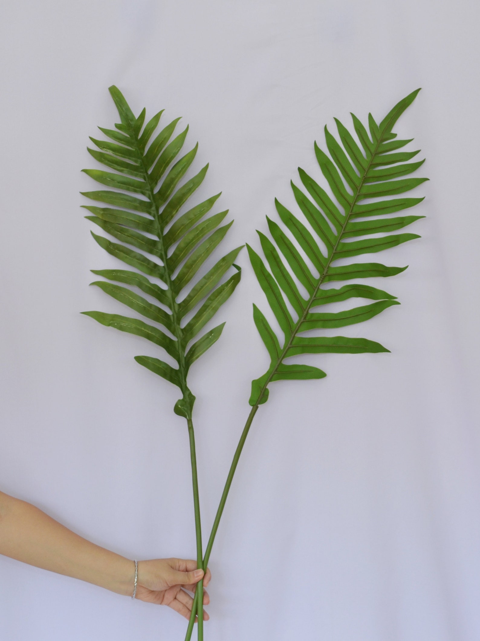 Artificial Fern Leaves Stem, Realistic Fern Foliage, Lifelike Faux ...