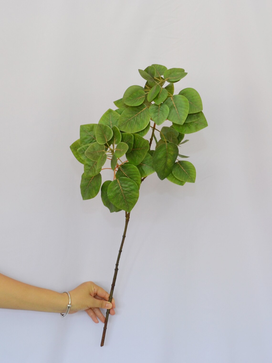 Artificial Bodhi Tree Branch, Ficus Religiosa Faux Plant Stem, Sacred ...