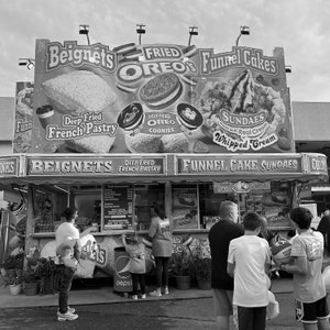 State Fair Black and White Photograph | Printable Wall Art | Instant ...
