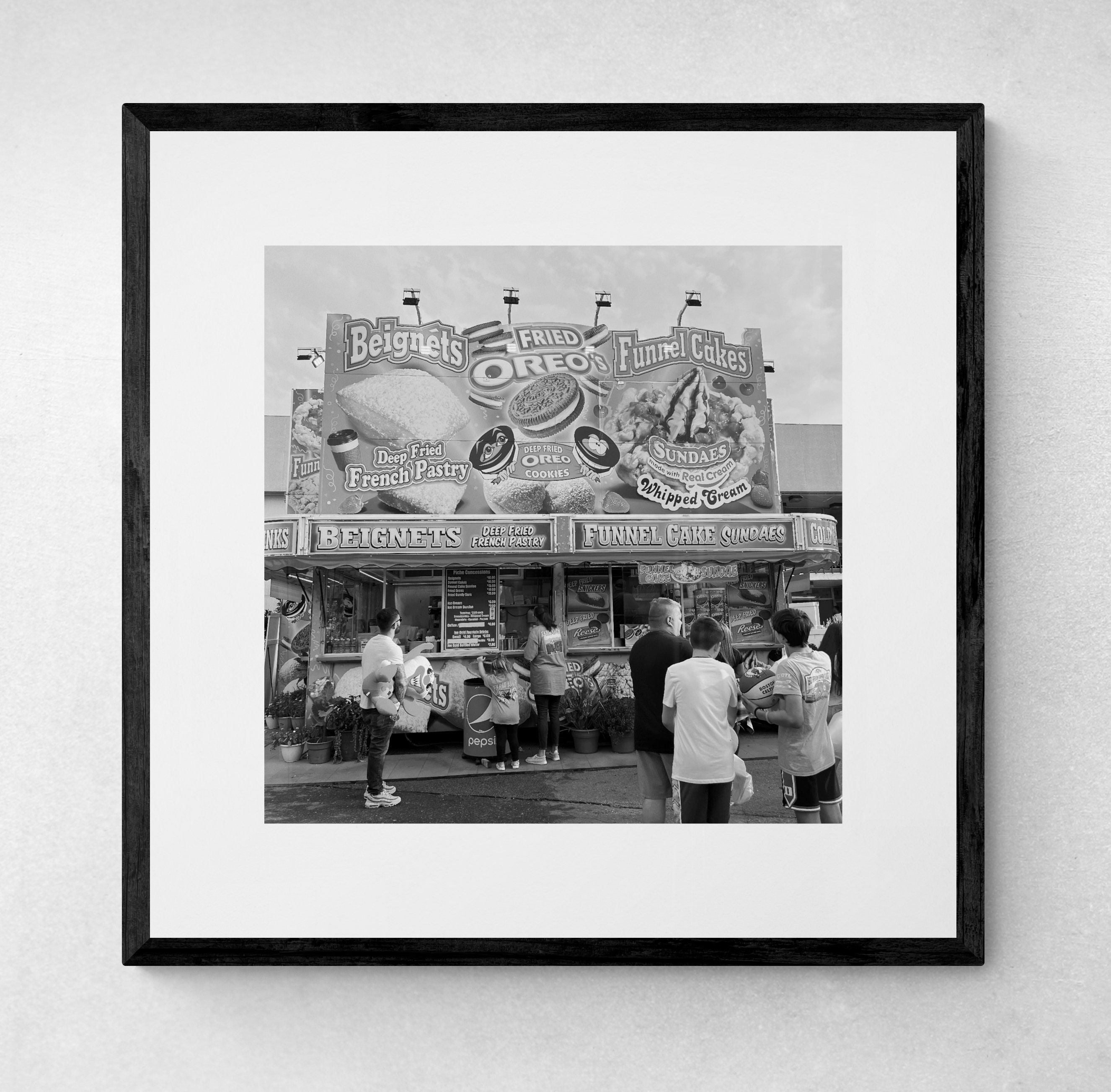 State Fair Black and White Photograph Printable Wall Art Instant ...