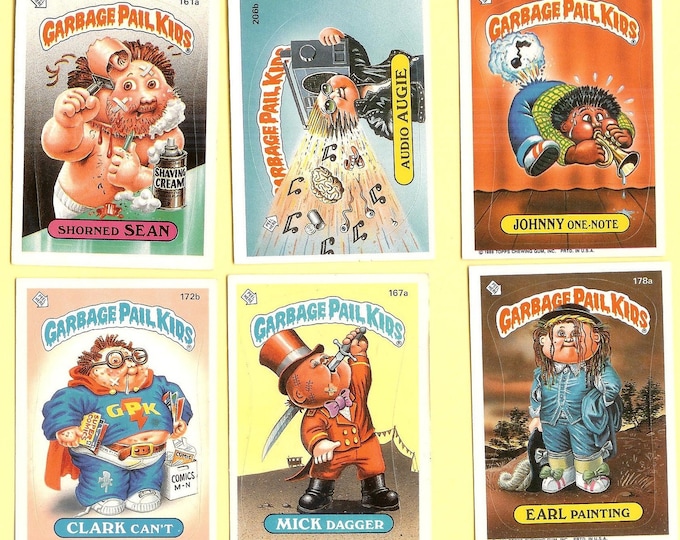 Vintage Garbage Pail Kids - TOPPS Chewing Gum Trading Cards - Clark ...