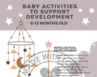 Baby Activities to Support Development: 12-18 Months Old - Etsy