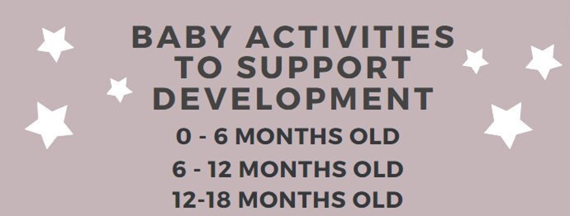 3 Unique Infographics for All Stages of Baby Development: 0-6 Months, 6 ...