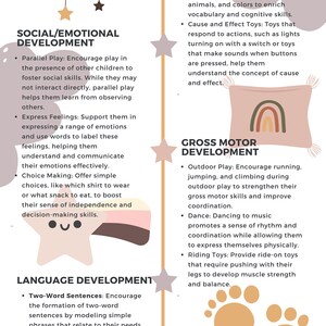 4 Unique Posters / Infographics for All Stages of Baby Development: 0-6 ...