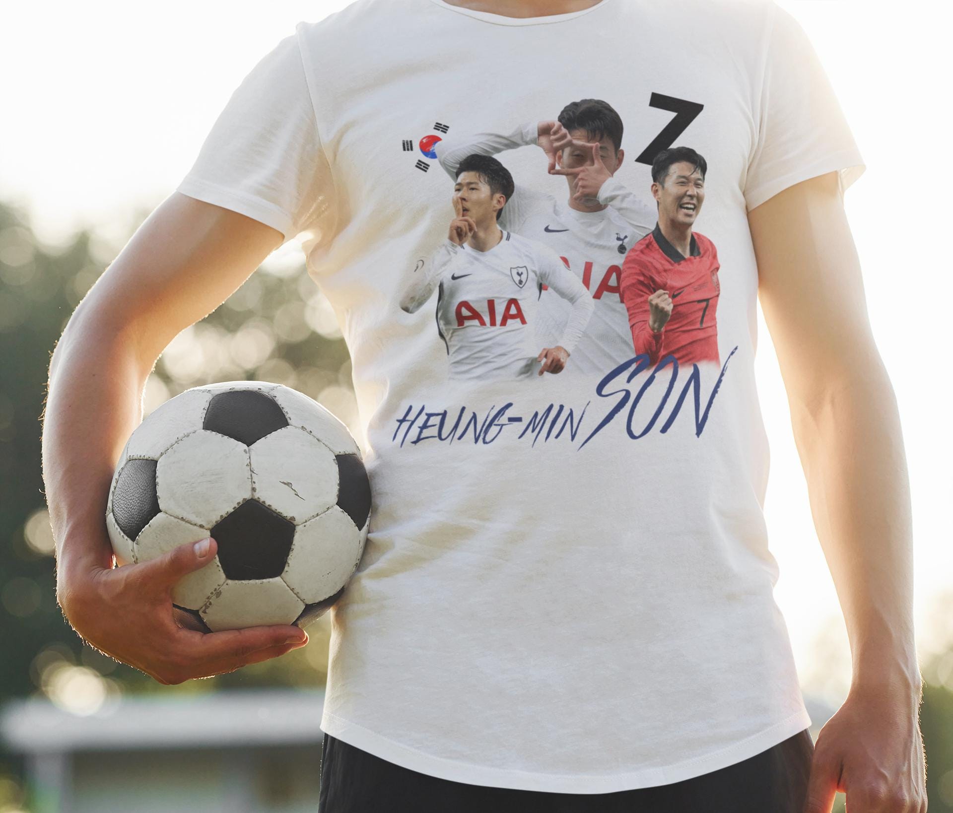 Heung-min Son Soccer T-shirt Football Shirt, Tottenham Hotspur Fan ...