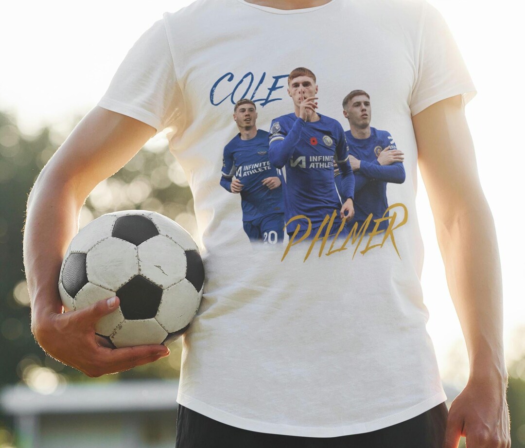 Cole Palmer Soccer T-shirt Football Shirt, England EURO 2024 Fan Soccer ...