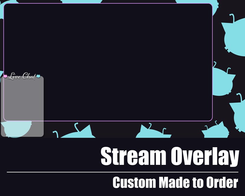 Custom Stream Overlay - Etsy