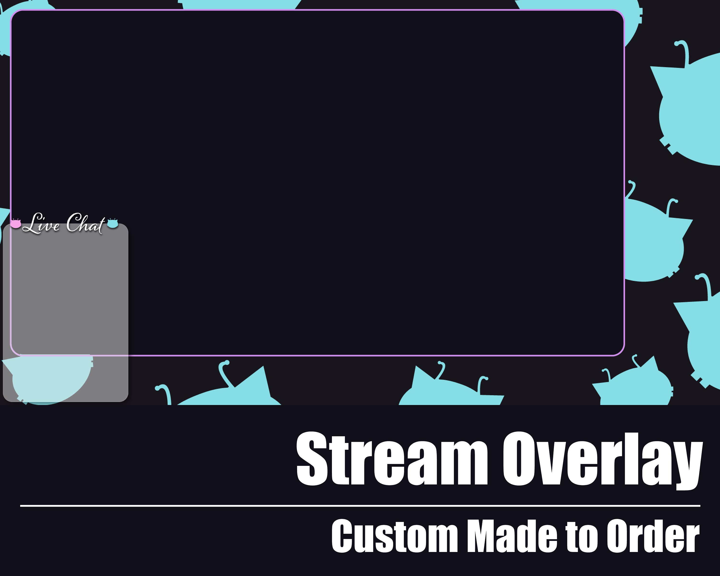 Custom Stream Overlay - Etsy UK
