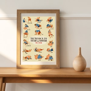 BJJ Positions and Submissions Downloadable JPG PDF Print - Etsy