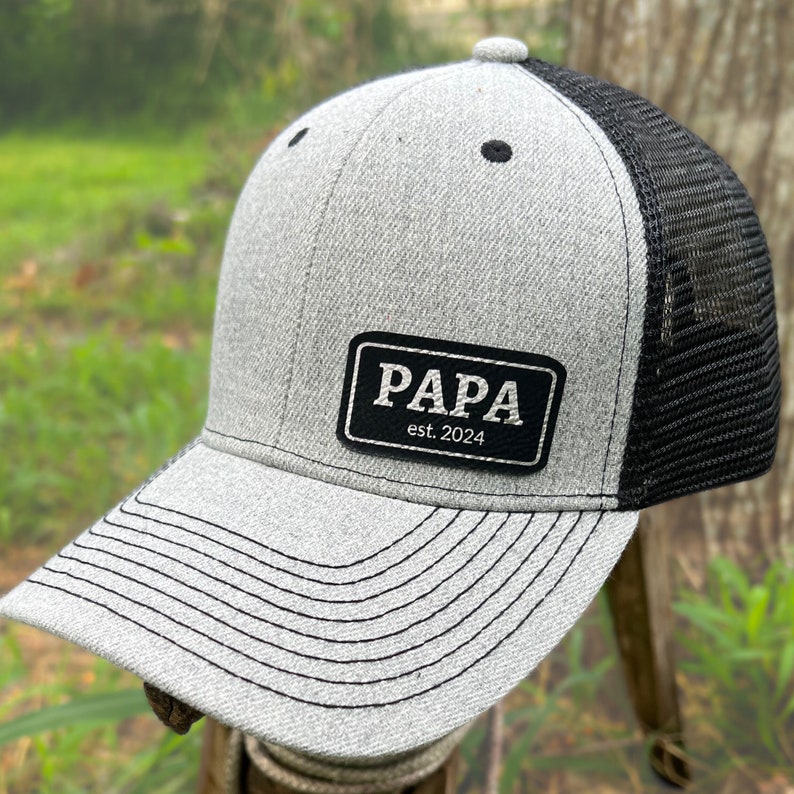 Custom Dad Hat for Father's Day Dad Papa Cap Choose the Name and Year ...