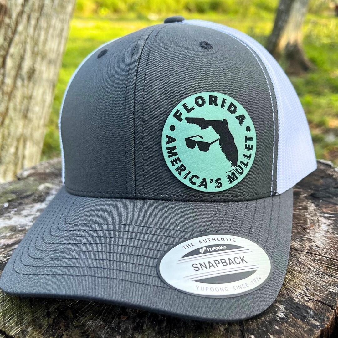 State of Florida Hat- America's Mullet - Funny Hat - Richardson Trucker ...