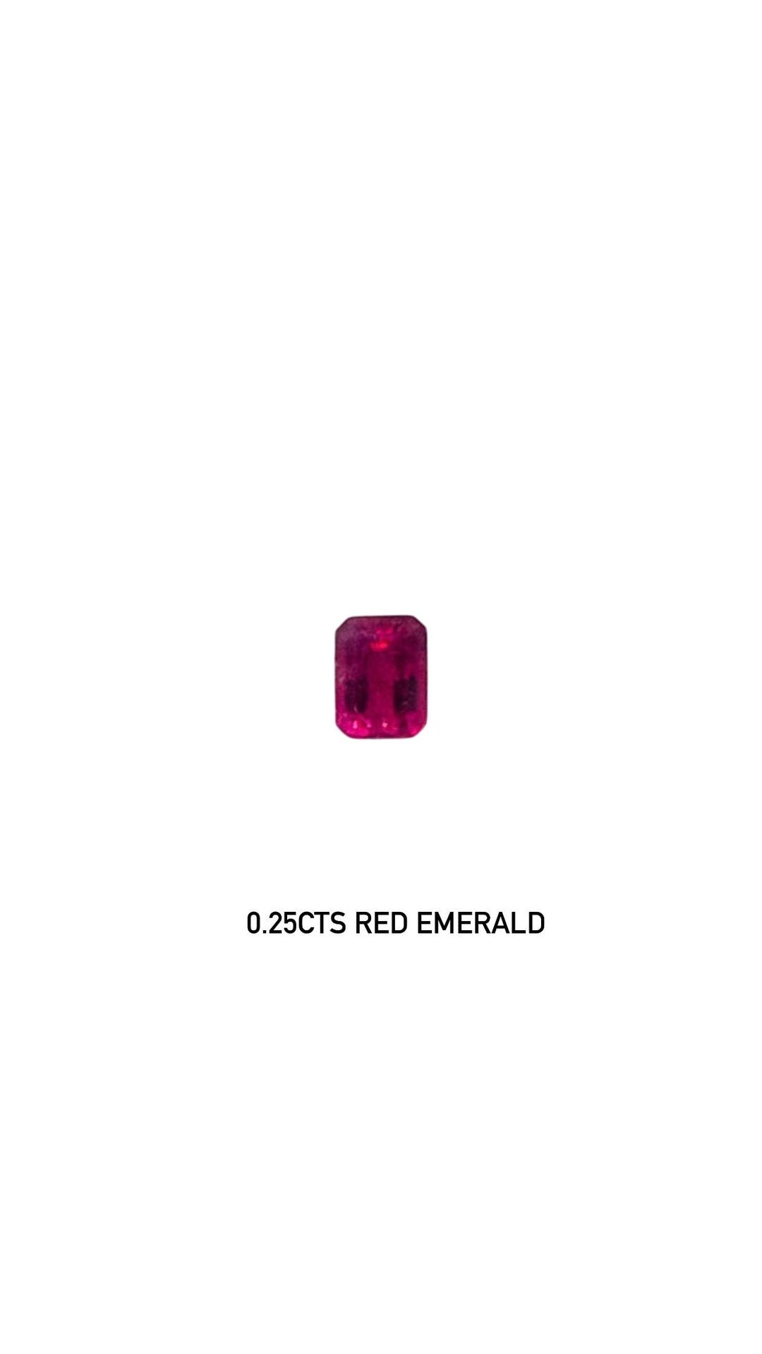 0.25ct Natural Red Emerald Red Beryl Eye Clean Clarity Gemstone - Etsy