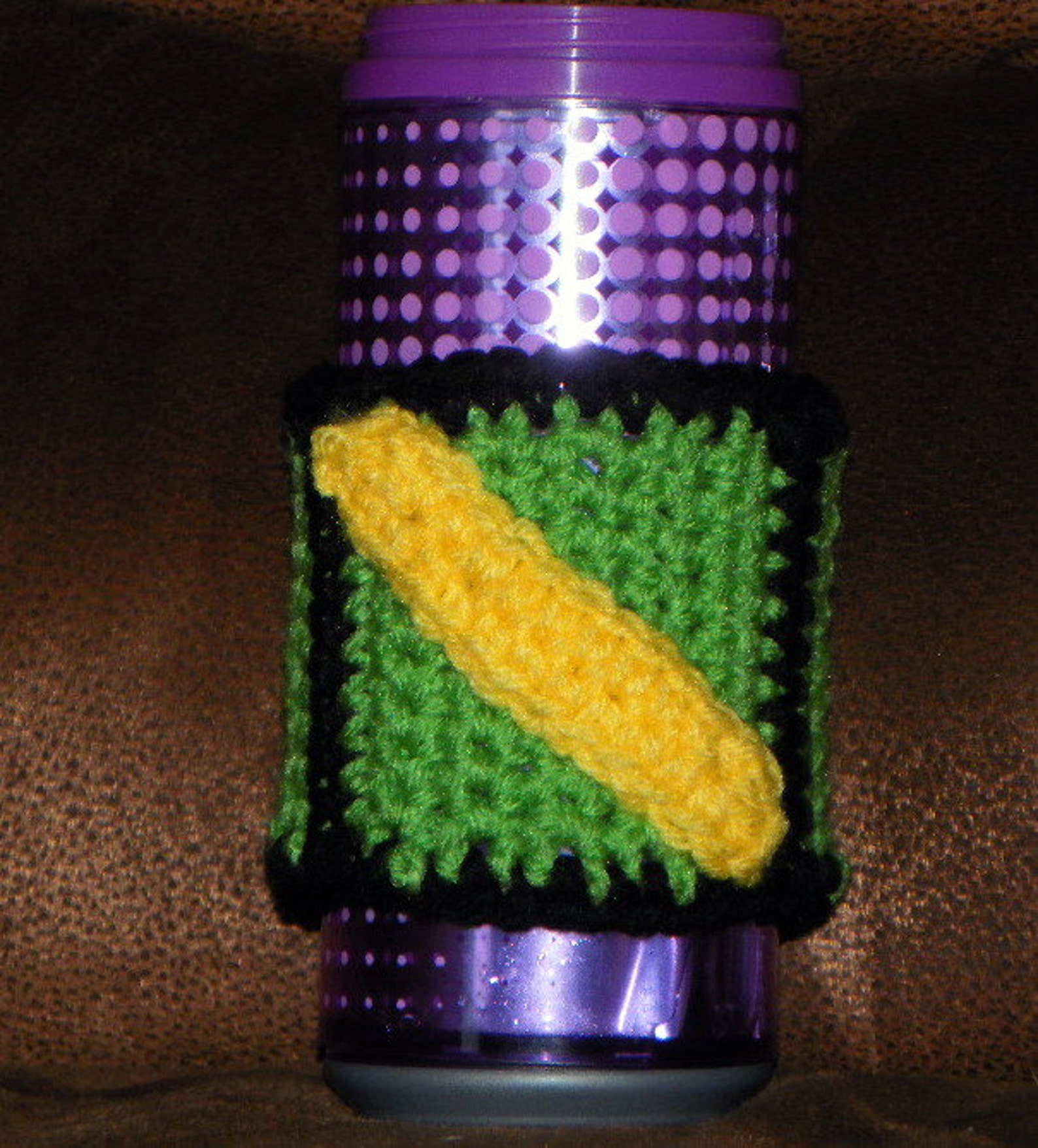 Crochet Pattern for Nitrox Flag Scuba Diving Cup Cozy - Etsy