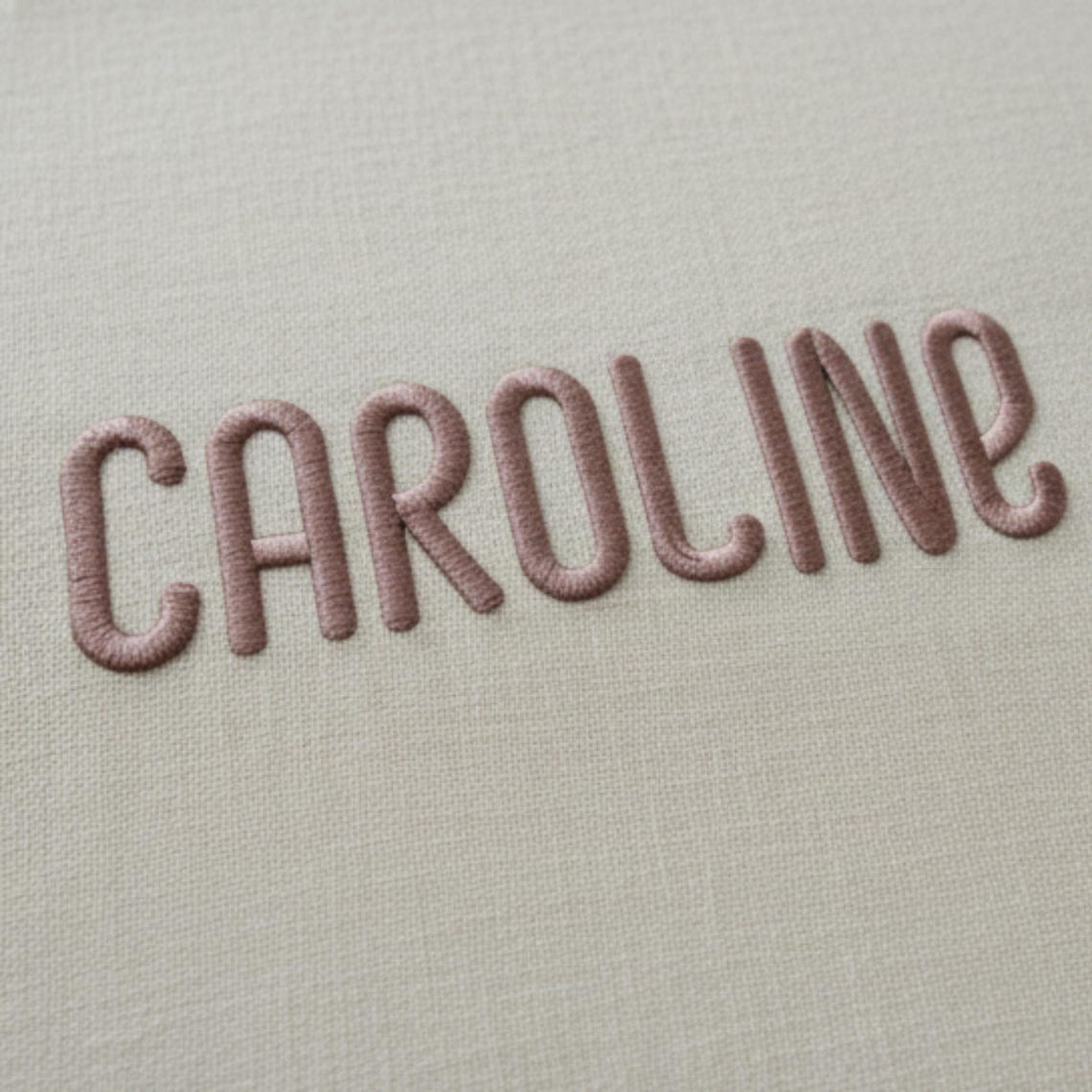 Thickstitch Embroidery Font • Bold Rounded Block Alphabet • Satin ...