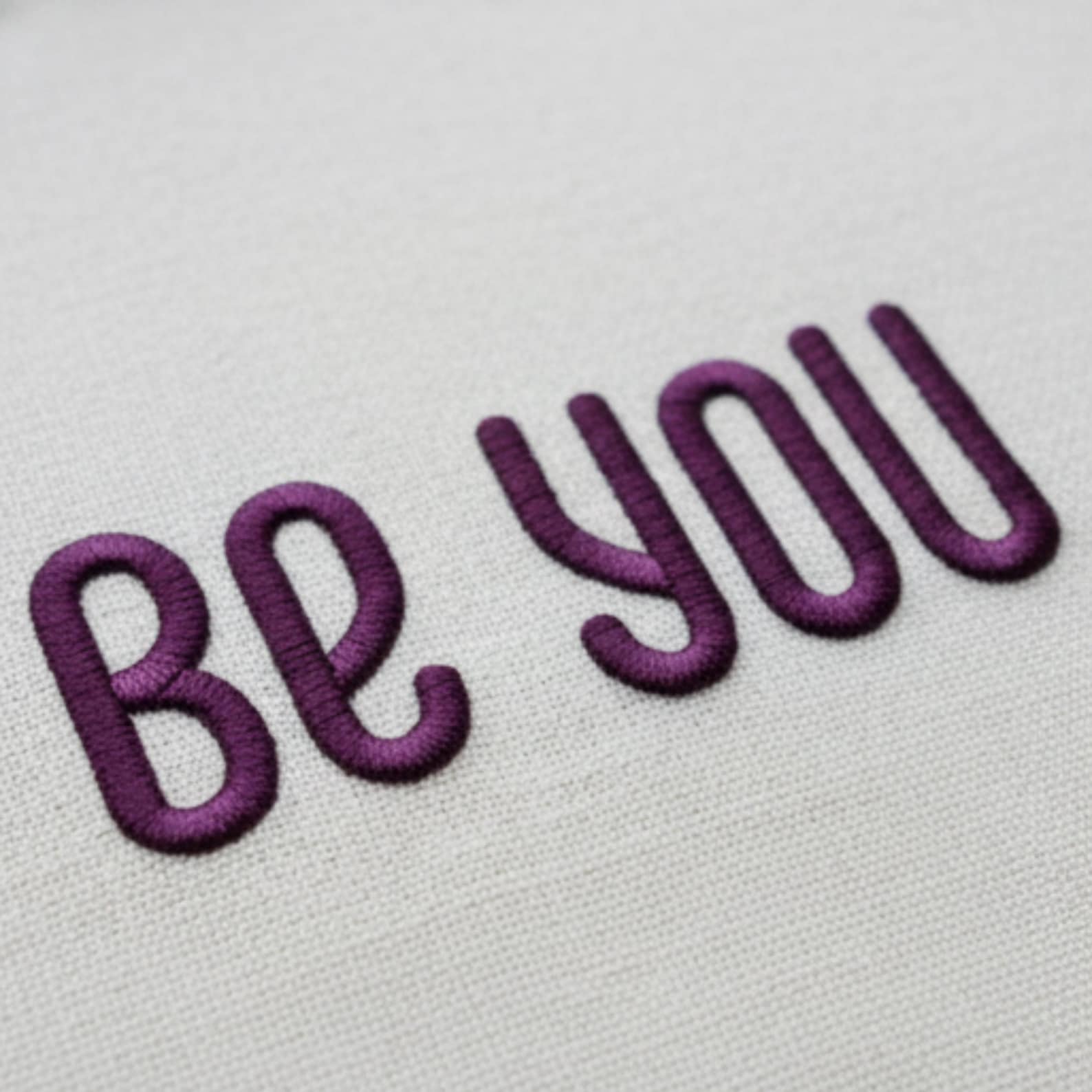 Thickstitch Embroidery Font • Bold Rounded Block Alphabet • Satin ...