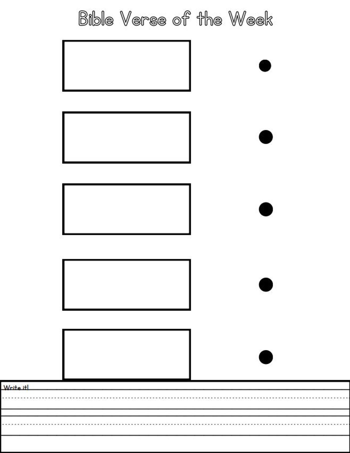 Bible Verse Memorization | Toddler and Elementary Activities ...