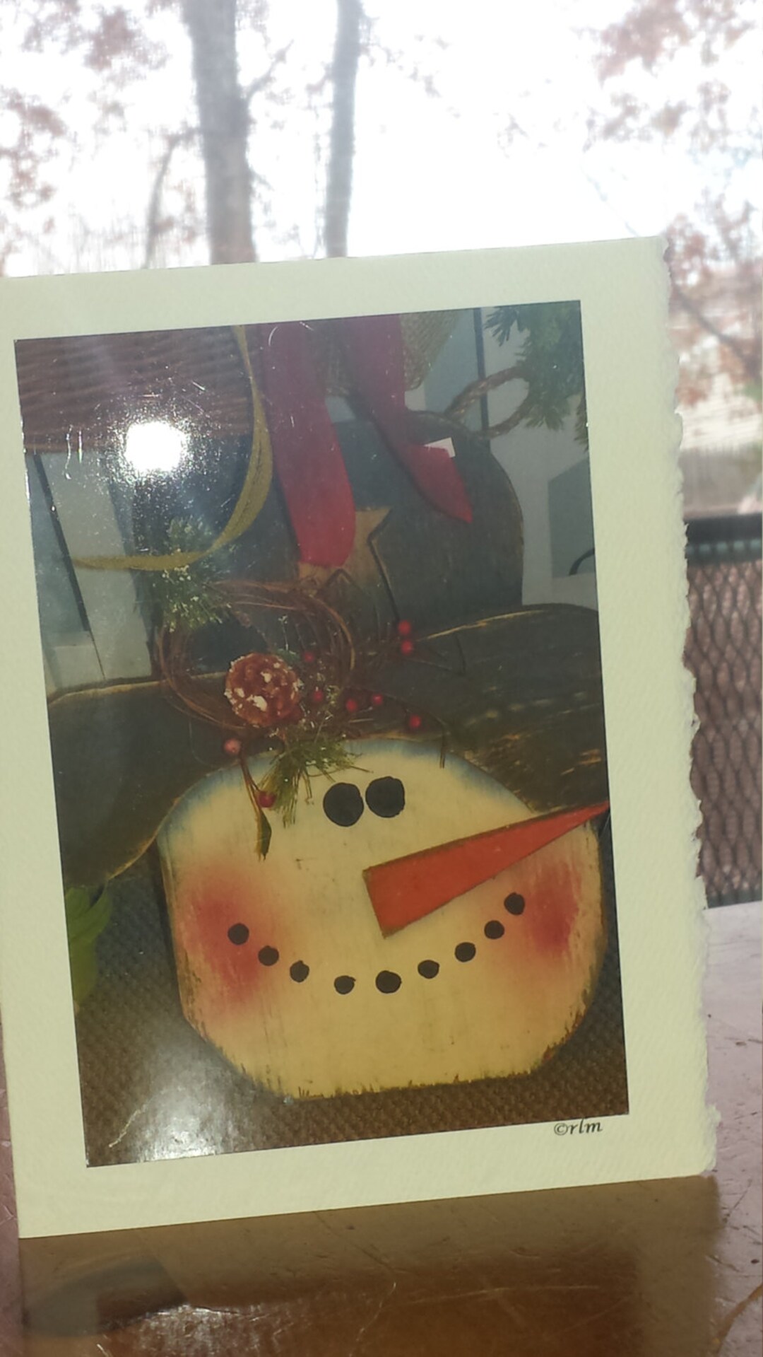 999 Frosty Winter Scene Greeting Card With a Matching Envelope Perfect ...