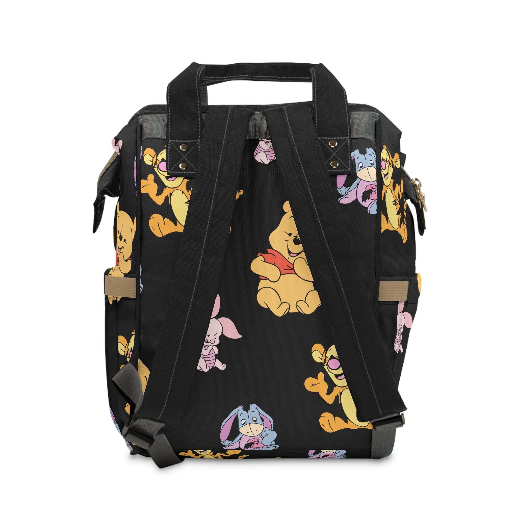 Winnie the Pooh Diaper Bag, Multifunctional Diaper Backpack Mommy Bag ...