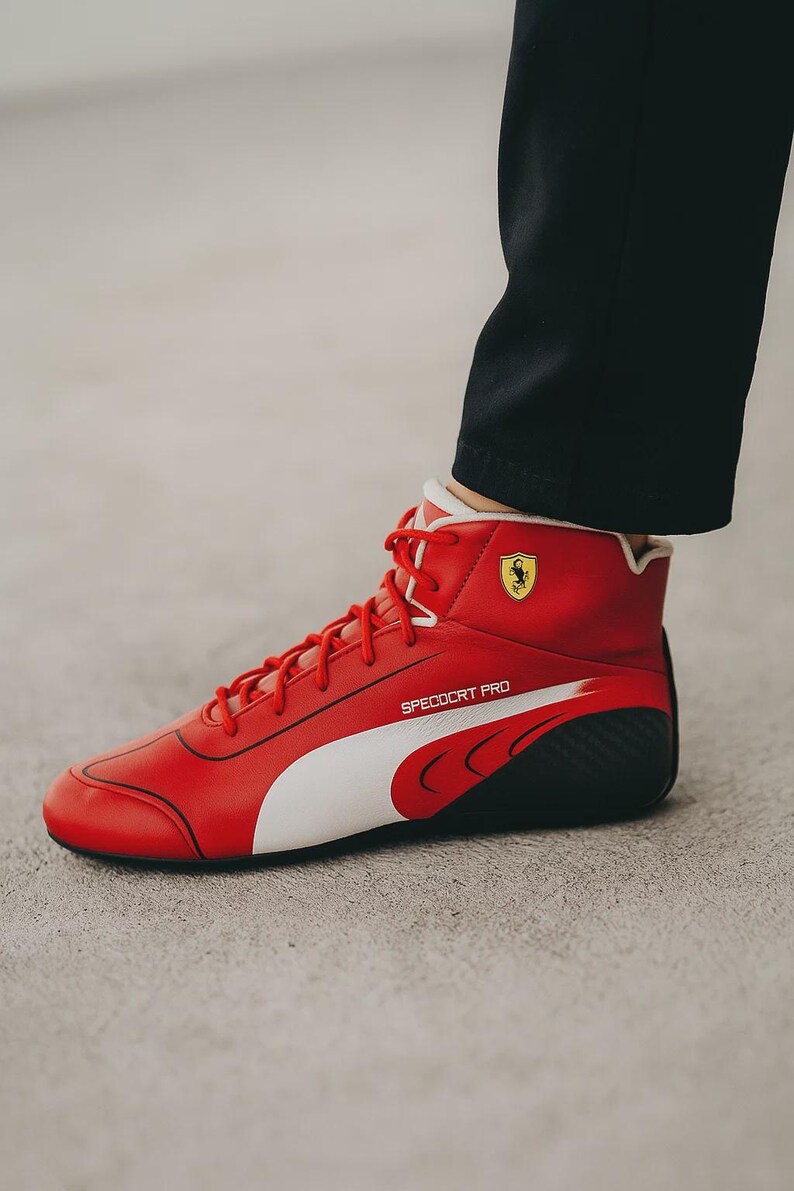 Handmade F1 Go Kart Racing Shoes | Customizable Race Boots - Etsy
