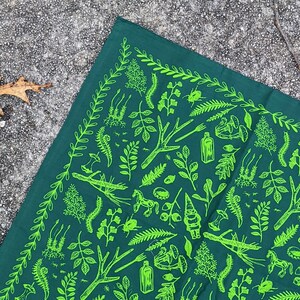 Bandana Woodland Bandana Nature Bandana Scarf Face Cover Forest Bandana ...