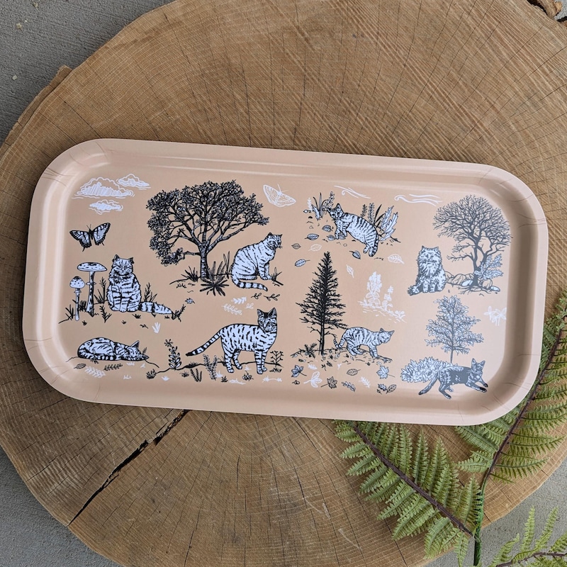 Cat Ottoman Tray - Etsy