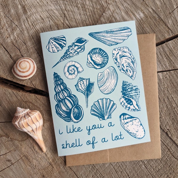 Shell Card - Etsy
