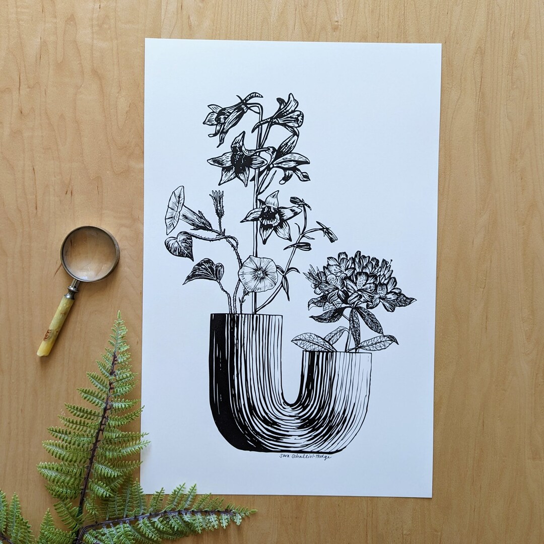 Floral Art Print Poison Plant Plant Art Flower Art Art Print Nature ...