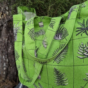 Fern Tote Bag | Plant Tote Bag | Fern Bag | Fern Grocery Bag | Plant ...