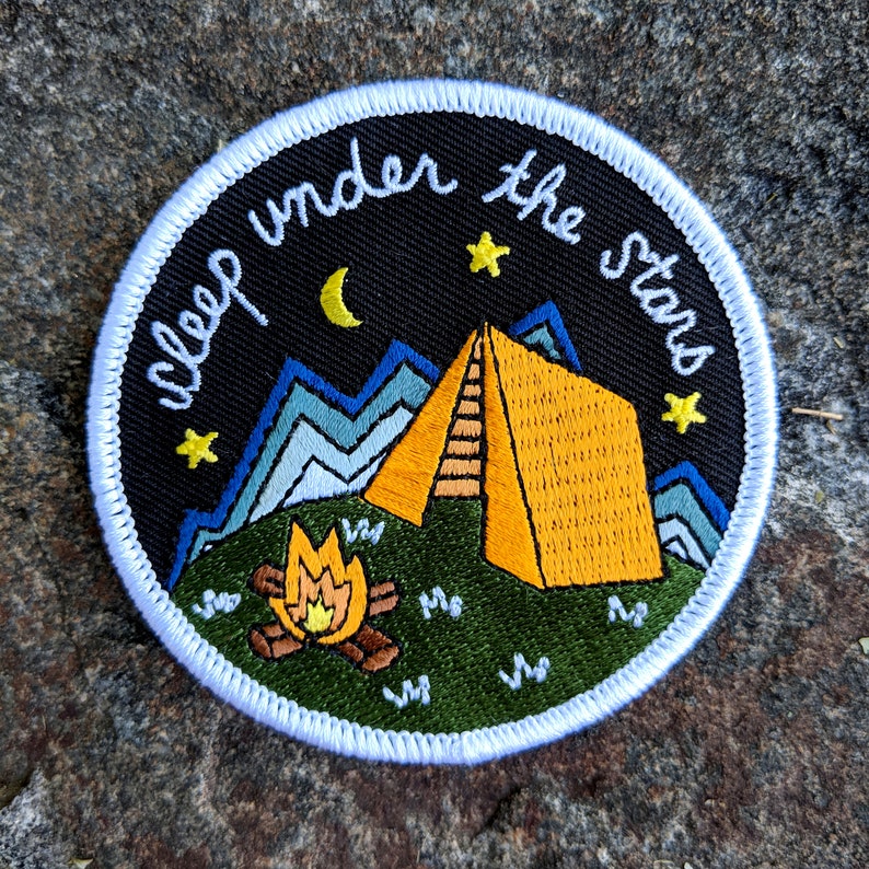 Camping Patch Iron on Patch Tent Patch Iron on Camping - Etsy