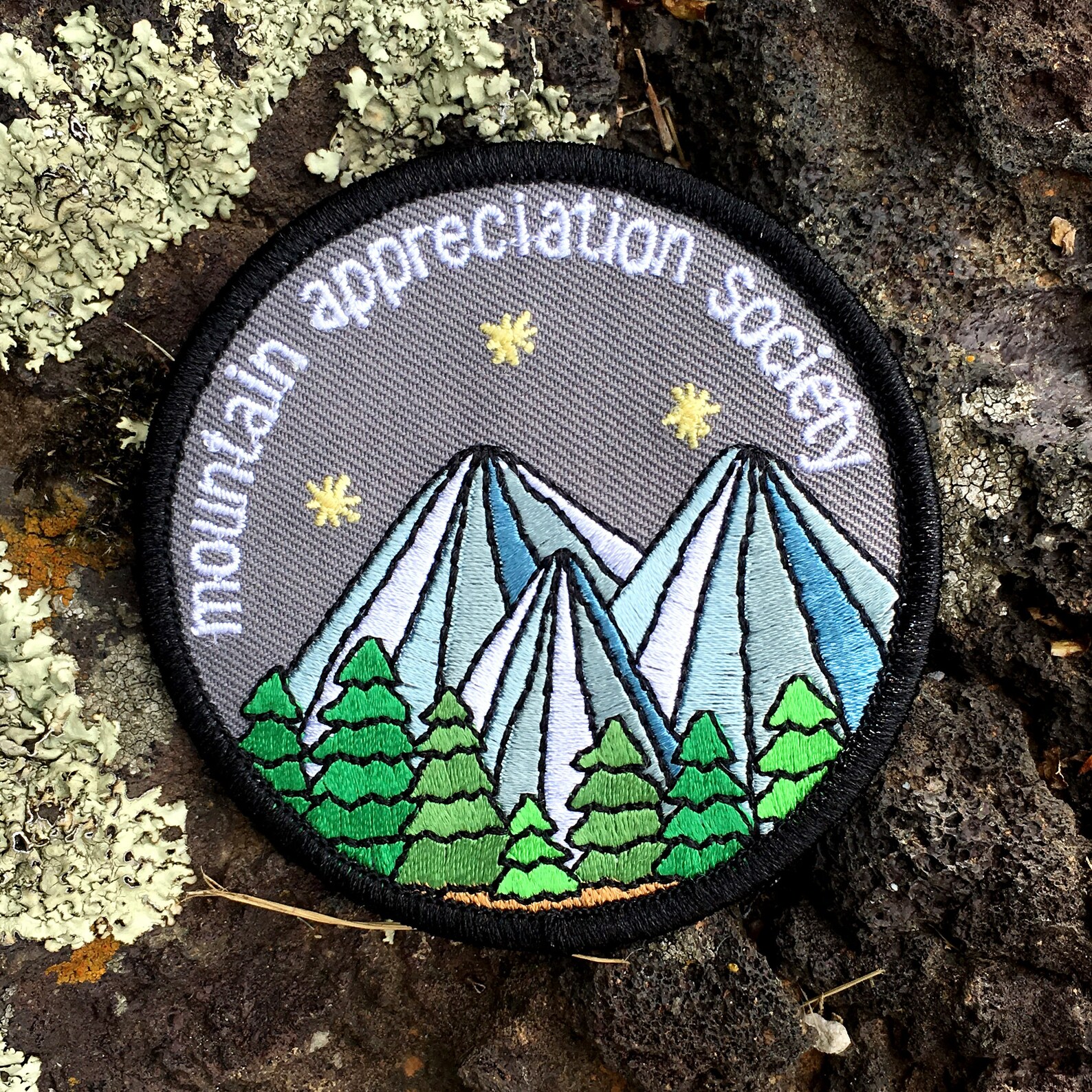 Mountain Patch Mountain Appreciation Society Nature Patch | Etsy