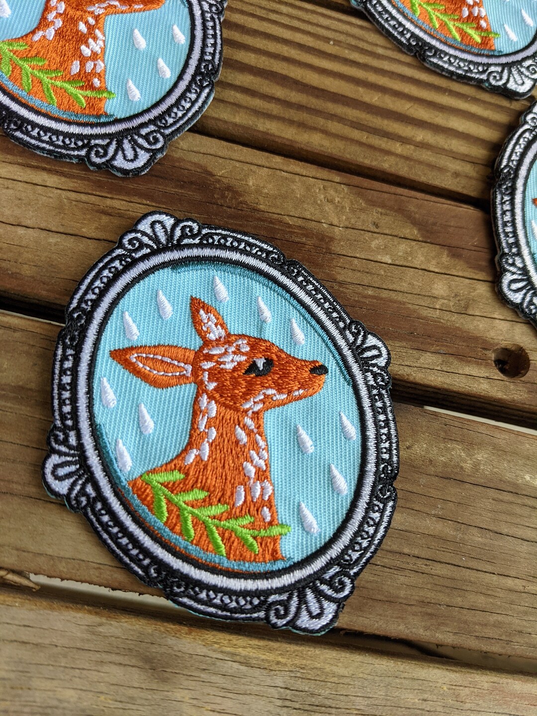 Deer Patch | Deer Embroidered Patch | Woodland Patch | Deer Gift ...