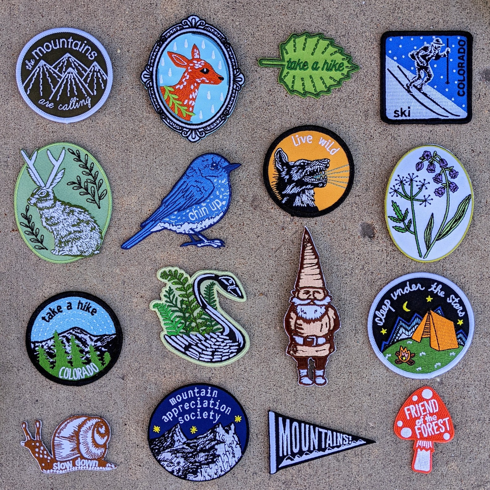 Mountain Patch Mountain Appreciation Society Nature Patch - Etsy