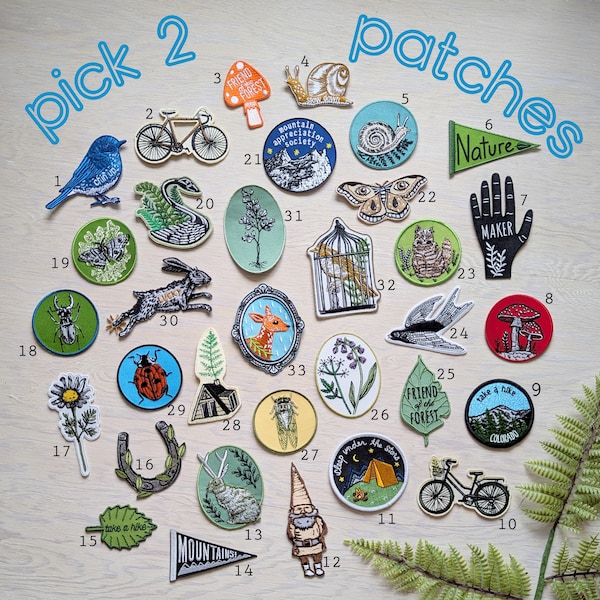 Merit Patches - Etsy