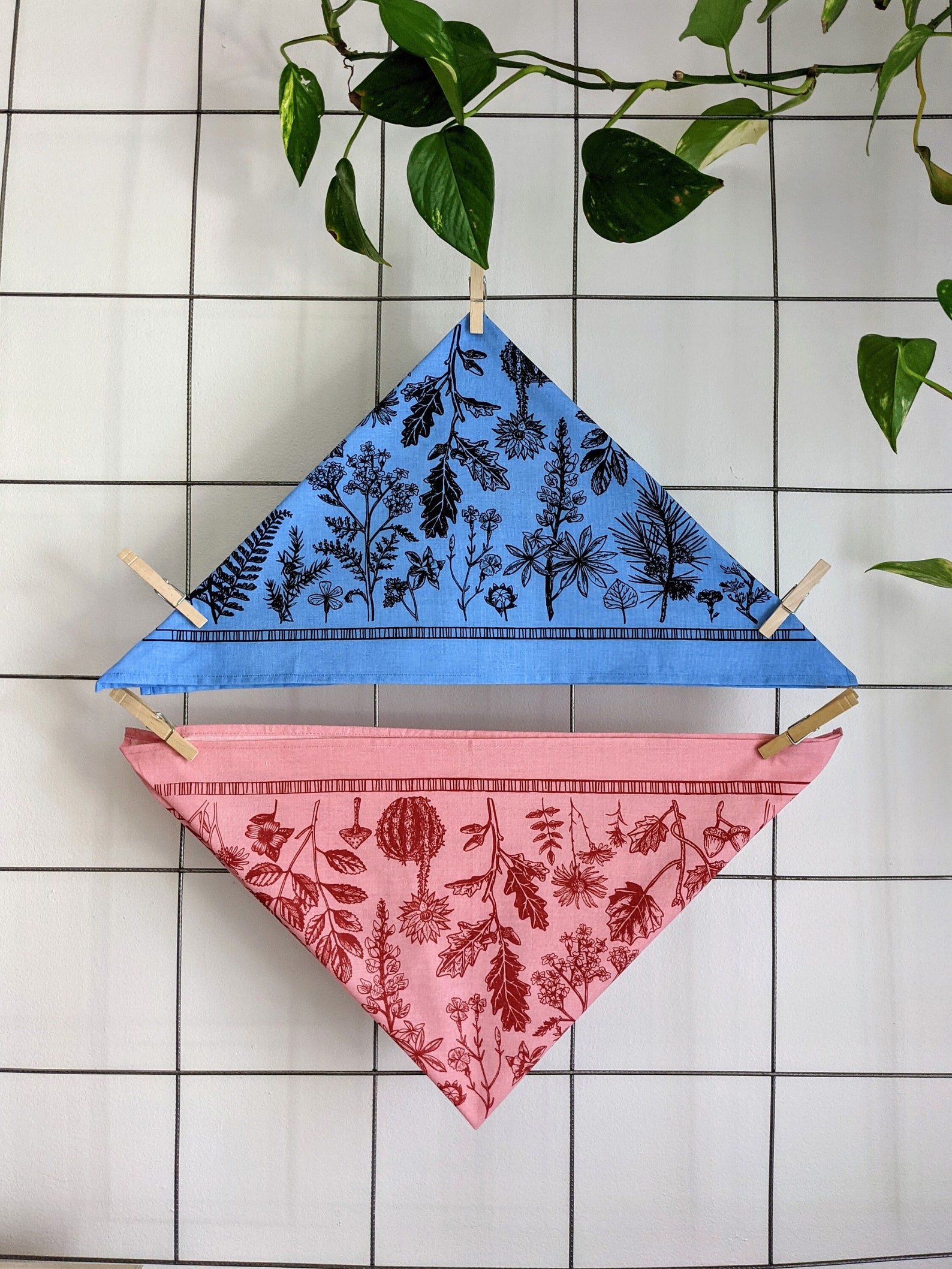 Bandana Forest Bandana Woodland Bandana Blue Bandana - Etsy