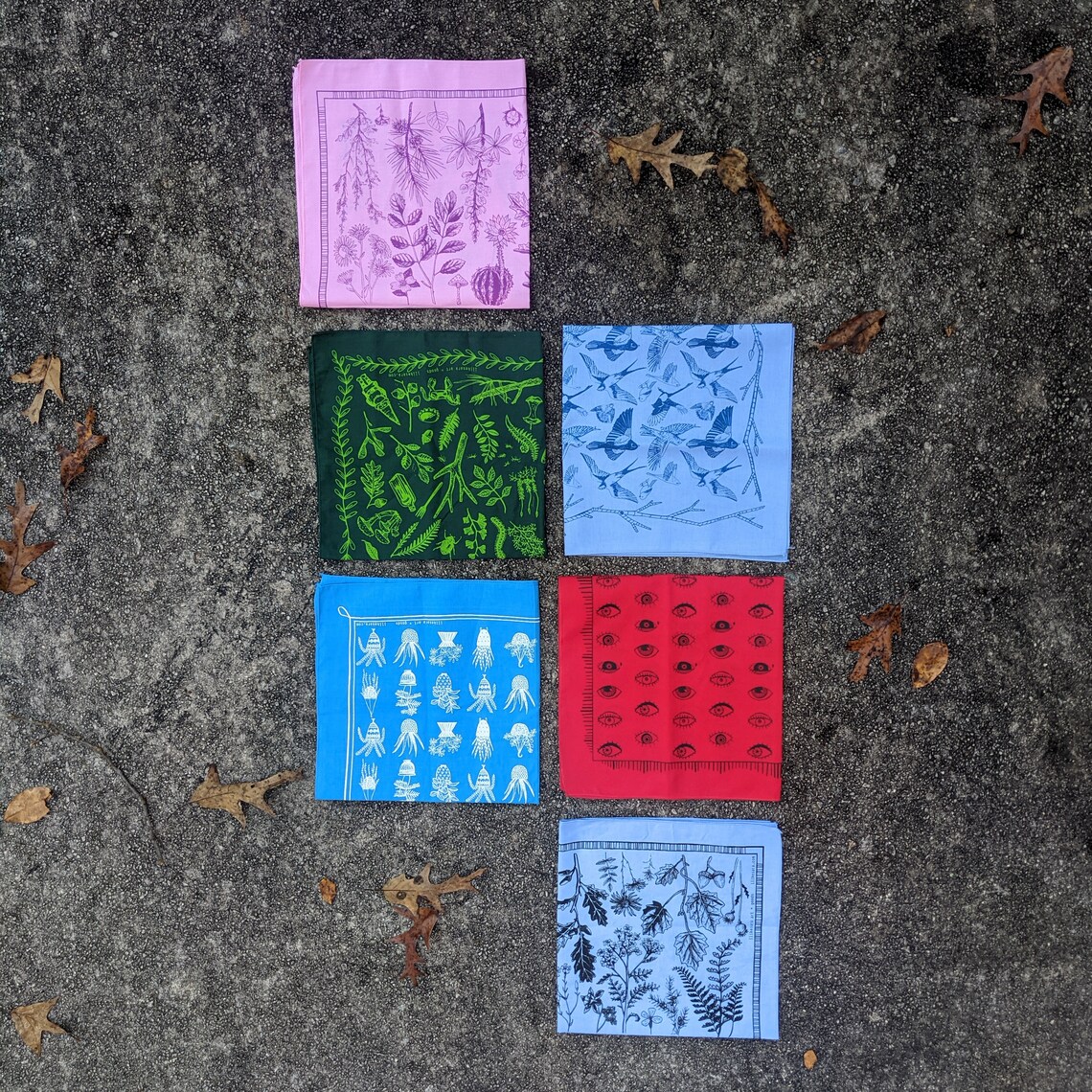 Bandana Woodland Bandana Nature Bandana Scarf Face - Etsy