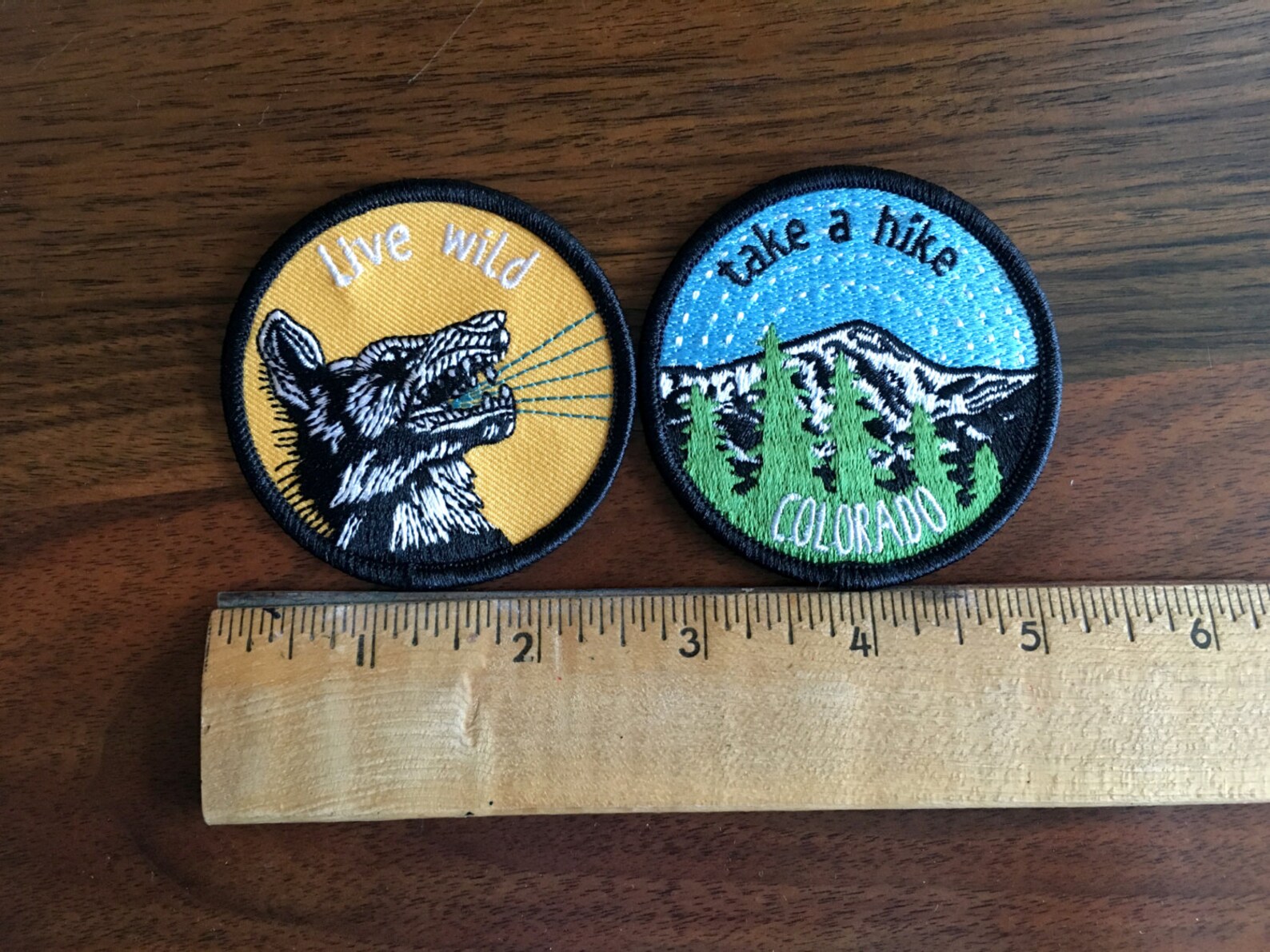 Colorado Hiking Patch: Embroidered Mountain Souvenir Applique Stocking ...