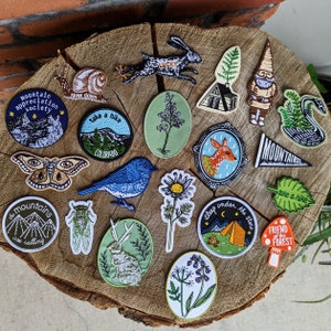 Pick 2 Patches Hiking Patch Leaf Patch Forest Patch - Etsy