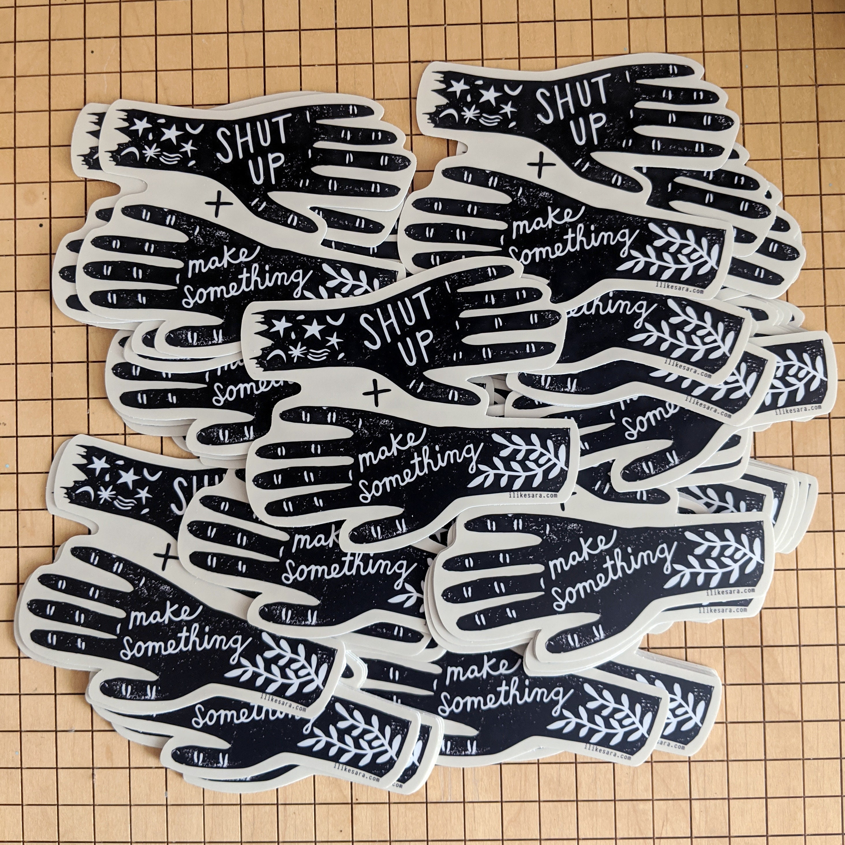 Maker sticker hand sticker make something handmaker | Etsy