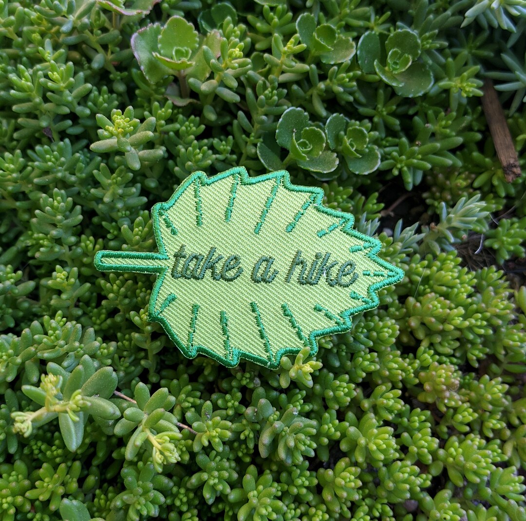 Take a Hike Patch | Hiking Patch | Hike Patch | Leaf Patch | Forest ...