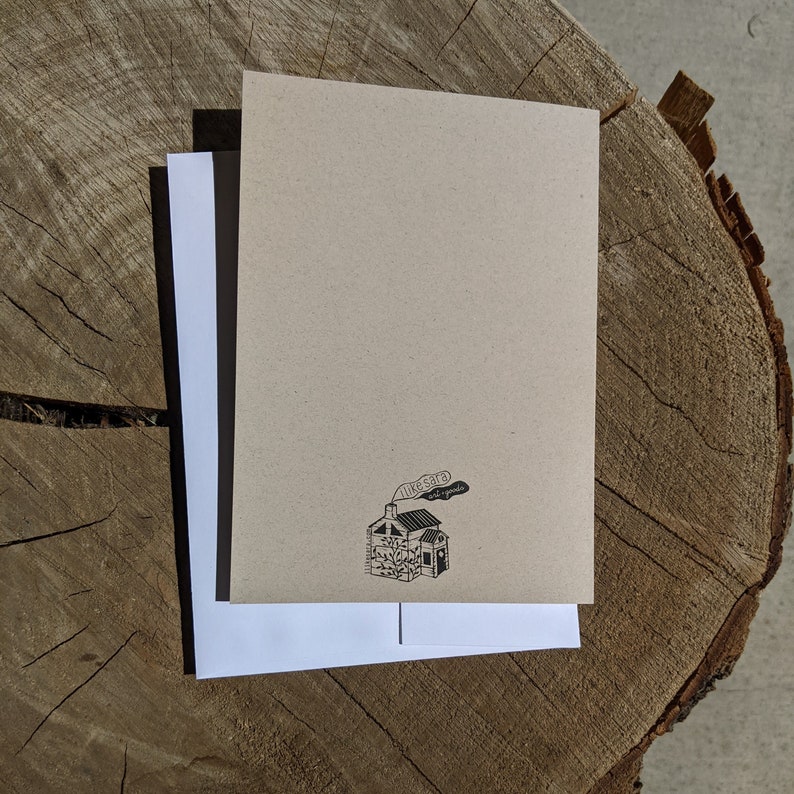 Cabin Card Cabin Greeting Card Love Card A-frame Card | Etsy