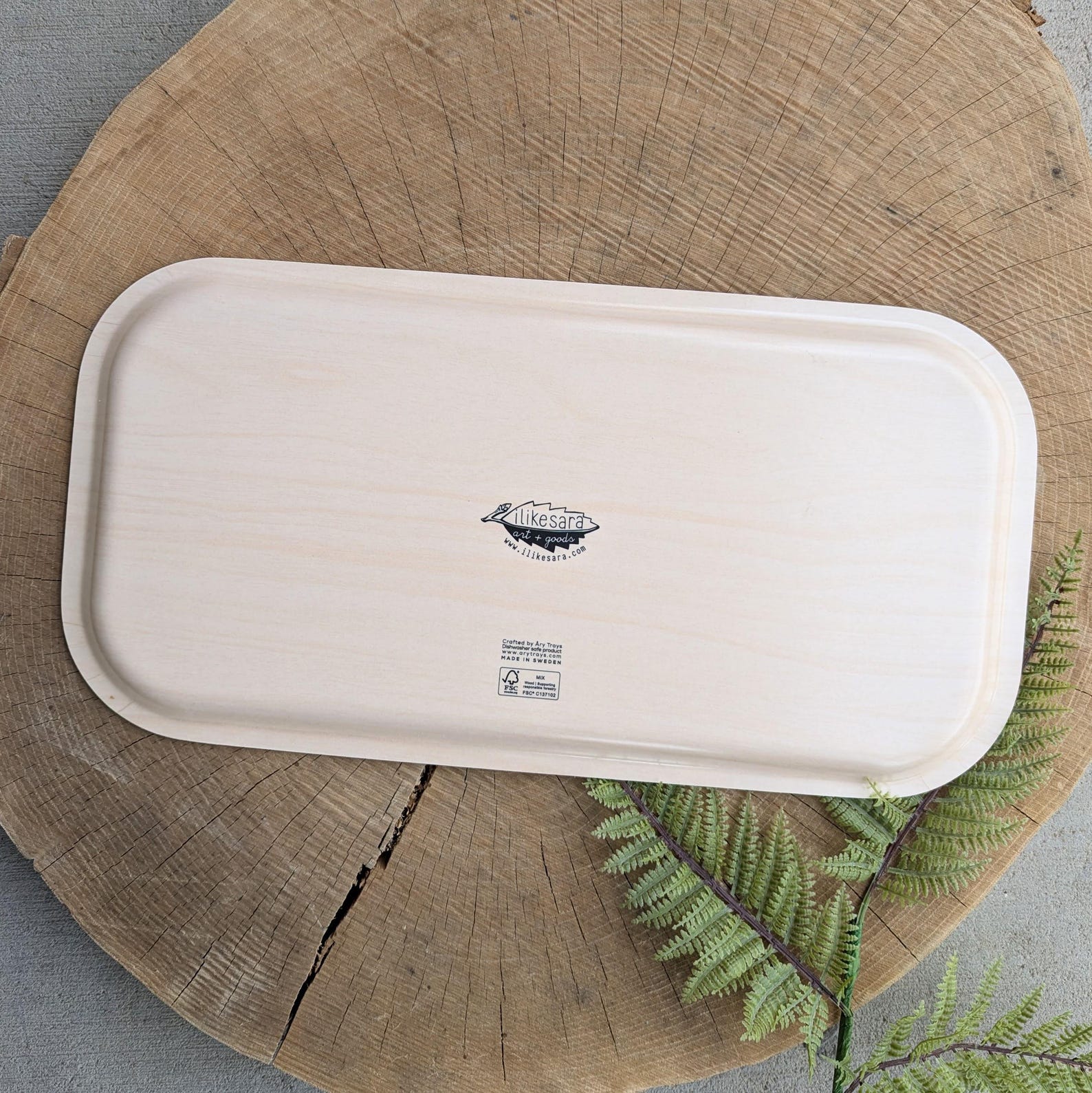 Outside Cats Wood Serving Tray: Whimsical Cat Home Decor Tan Dishwasher ...