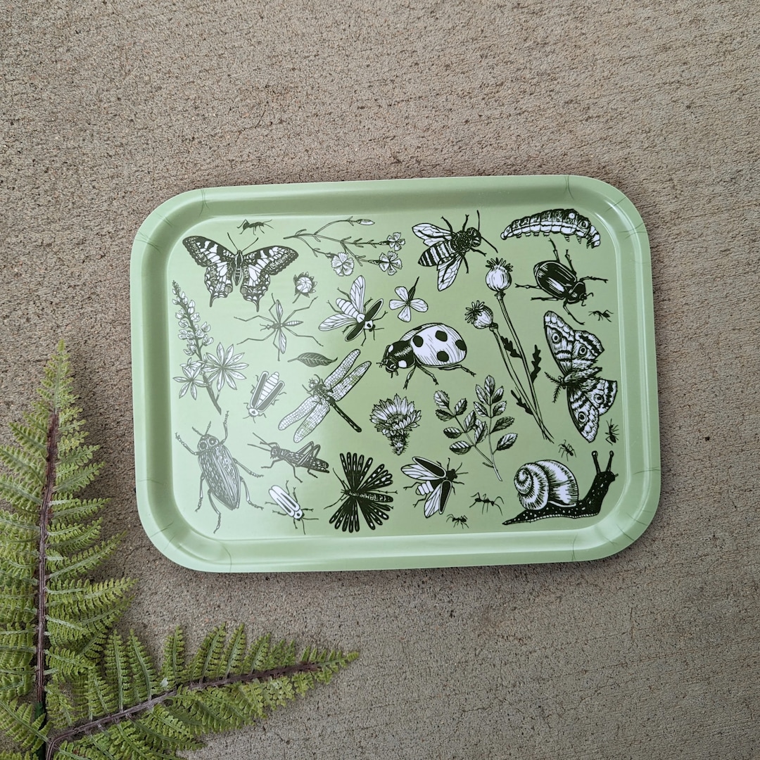 Decorative Tray | Plant Tray | Floral Tray | Floral Platter | Flower ...