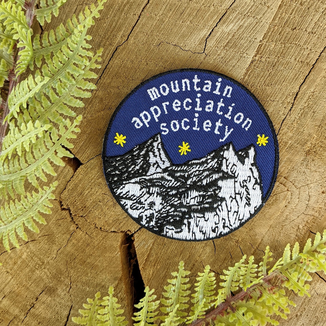 Mountain Patch Mountain Appreciation Society Nature Patch - Etsy
