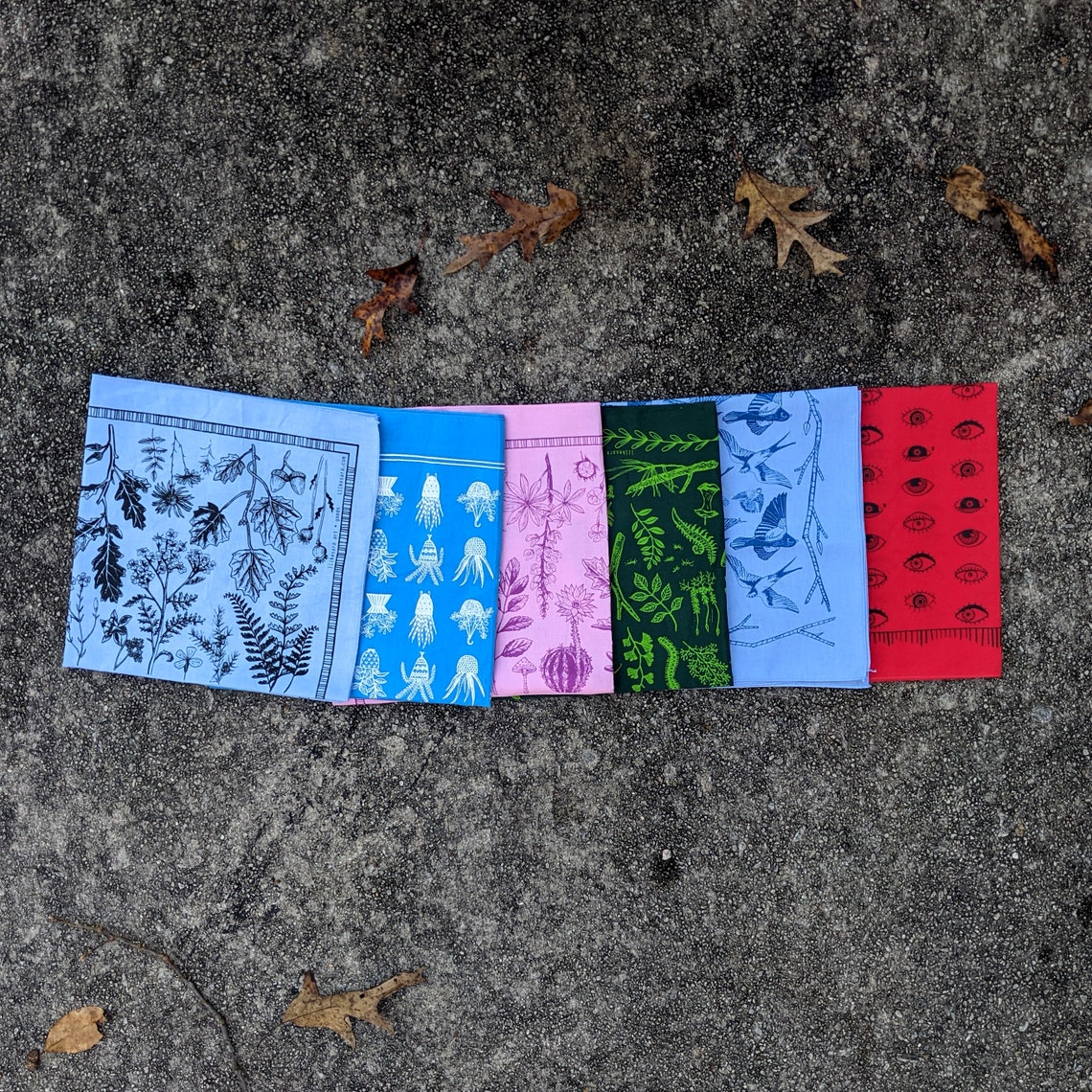 Bandana Woodland Bandana Nature Bandana Scarf Face - Etsy