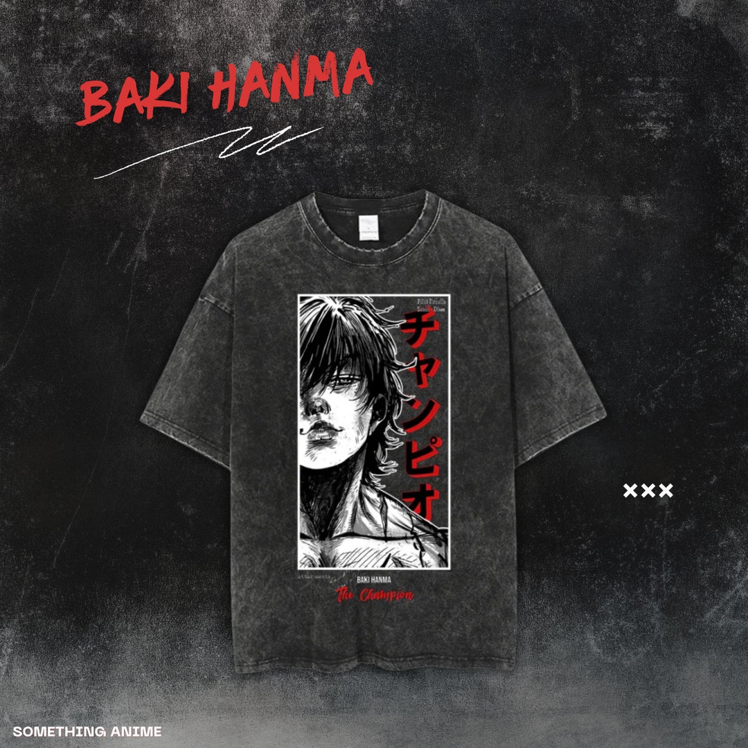 Oversized Baki the Champion T-shirt A Must-have for Baki Fans Anime ...