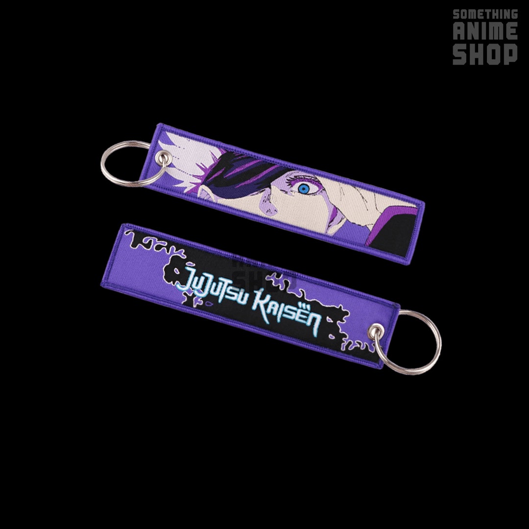 Embroidered Jujutsu Kaisen Gojo Satoru Keychain Perfect for Keys and ...