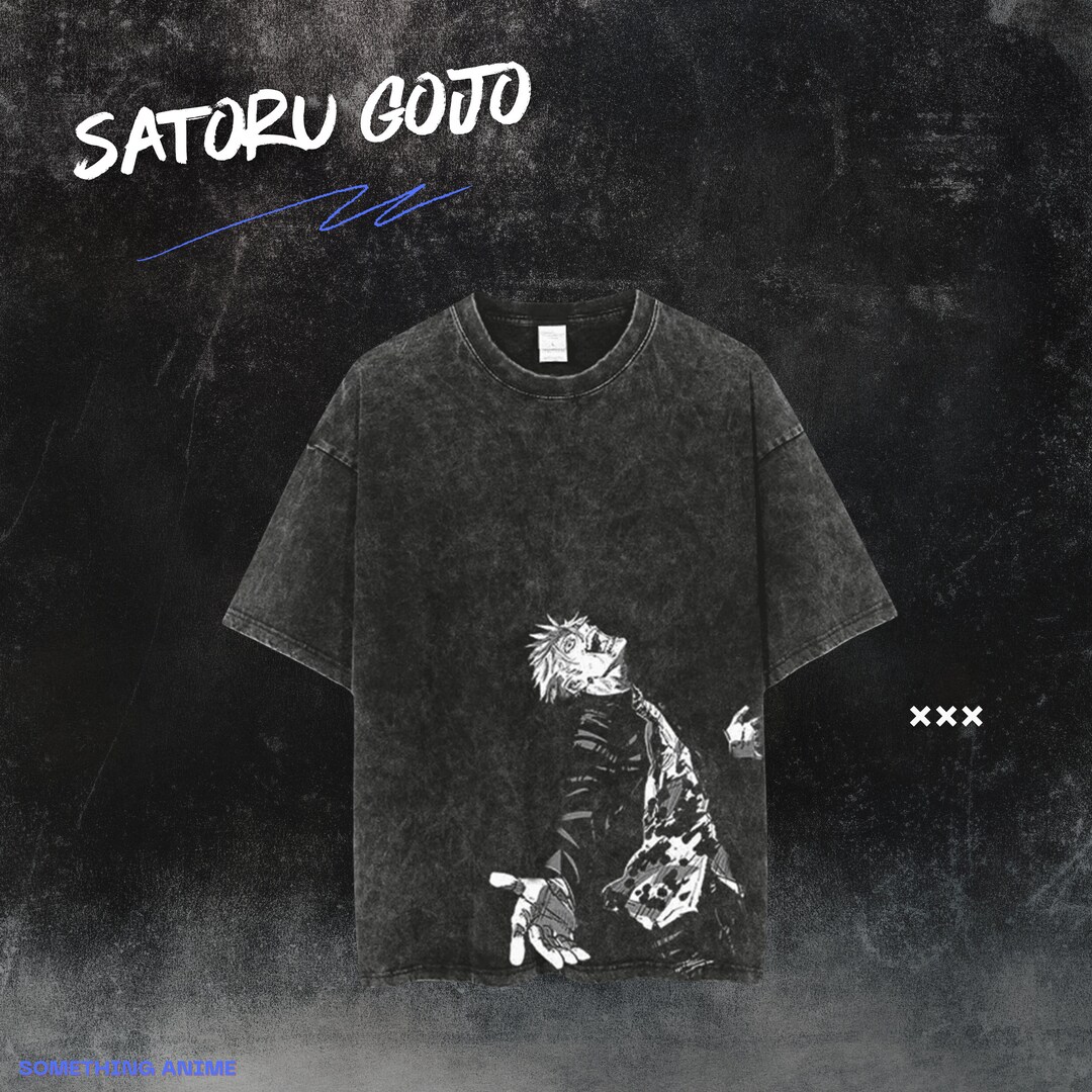 Oversized Satoru Gojo T-shirt Stylish and Comfortable Jujutsu Kaisen ...