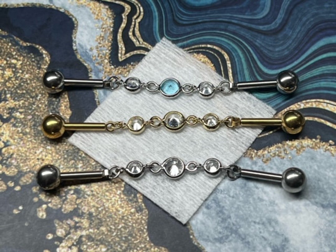 Chain Industrial/scaffold Bar, Surgical Steel, up to 38mm, 1.6mm, Gem ...