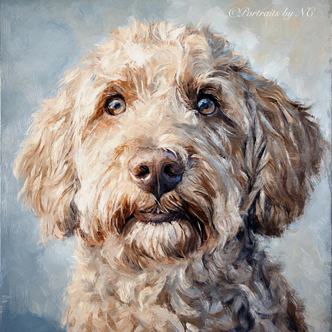Doodle Custom Painted Pet Portraits - Custom Pet Painting - Pet ...