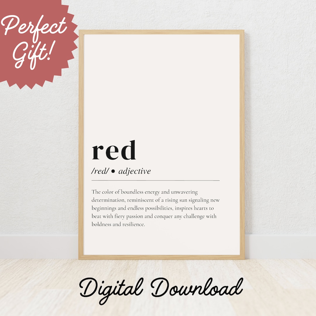 Red Album Inspired Song Lyrics Printable Poster, Digital Downloads ...